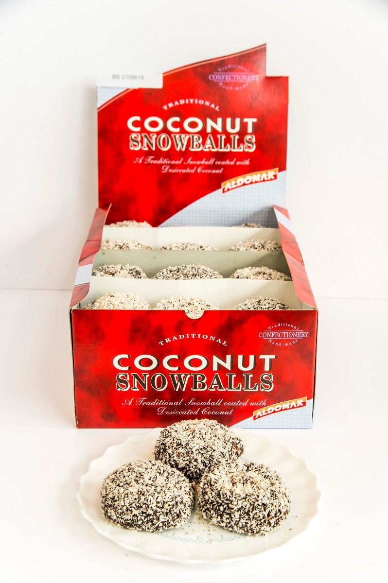 COCONUT SNOWBALLS (36 PER BOX) – Aldomak